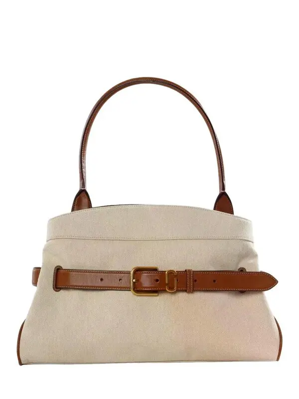 Marc Jacobs The Dakota Belt-detail Shoulder Bag - Neutrals