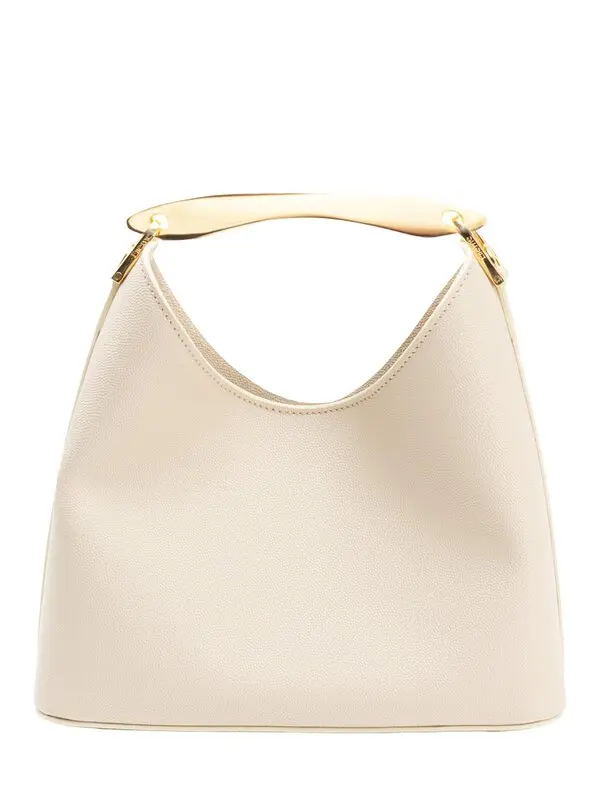 ELLEME Small Boomerang Bag In Caviar Leather - Beige
