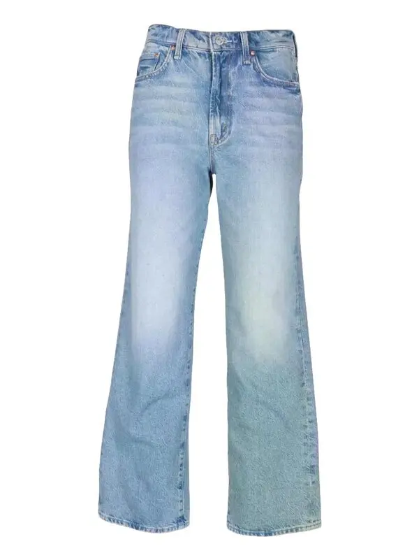 MOTHER Rambler Zip Flood Jeans - Blue