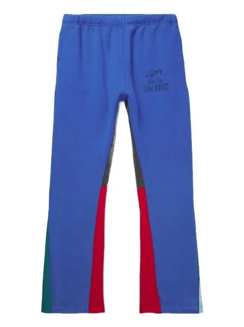 GALLERY DEPT. Logo Motif Flare Track Pants - Blue