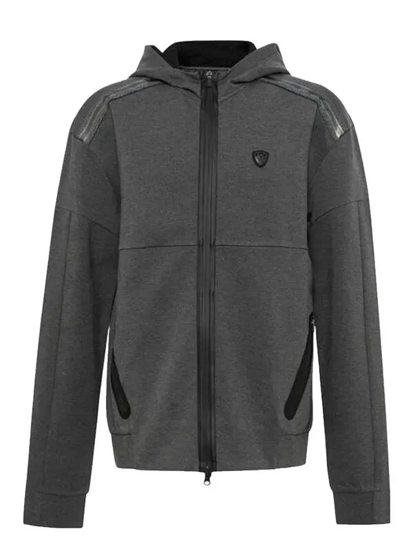 EA7 Hooded Zip Jacket - Black