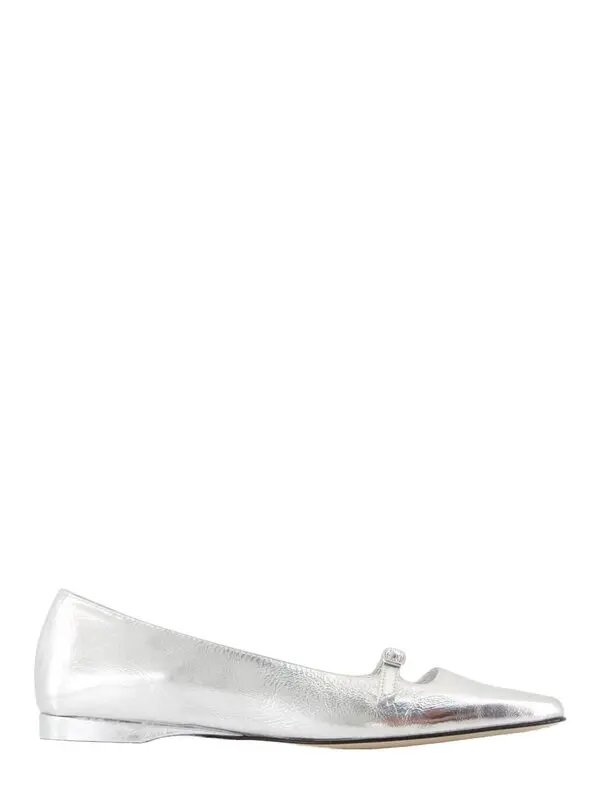 CAREL Emilie Leather Ballet Flats - White