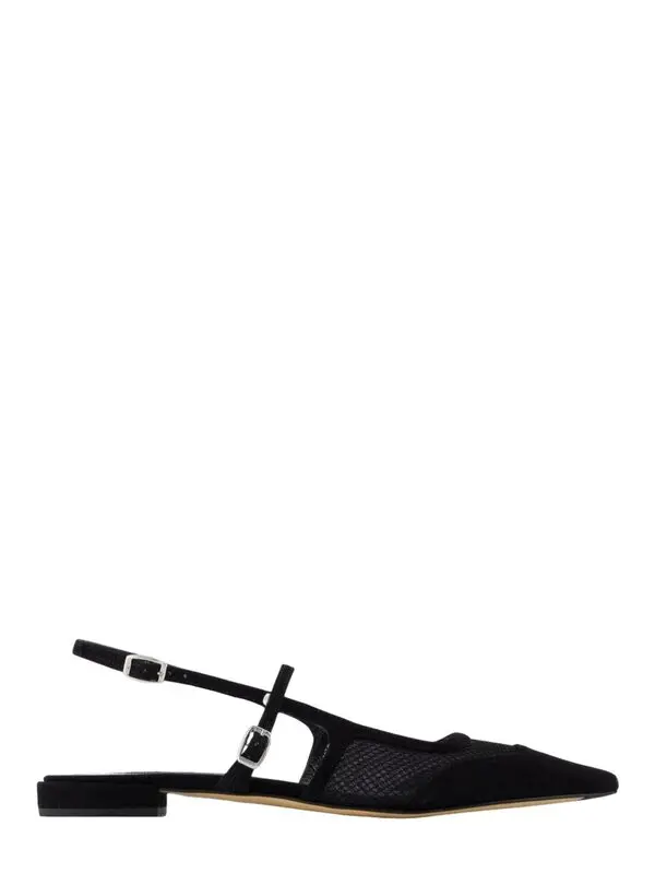 CAREL Maela Slingback Flat Pumps - Black