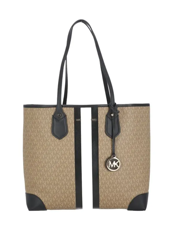 Michael Kors Eva Large Tote Bag - Beige Brown