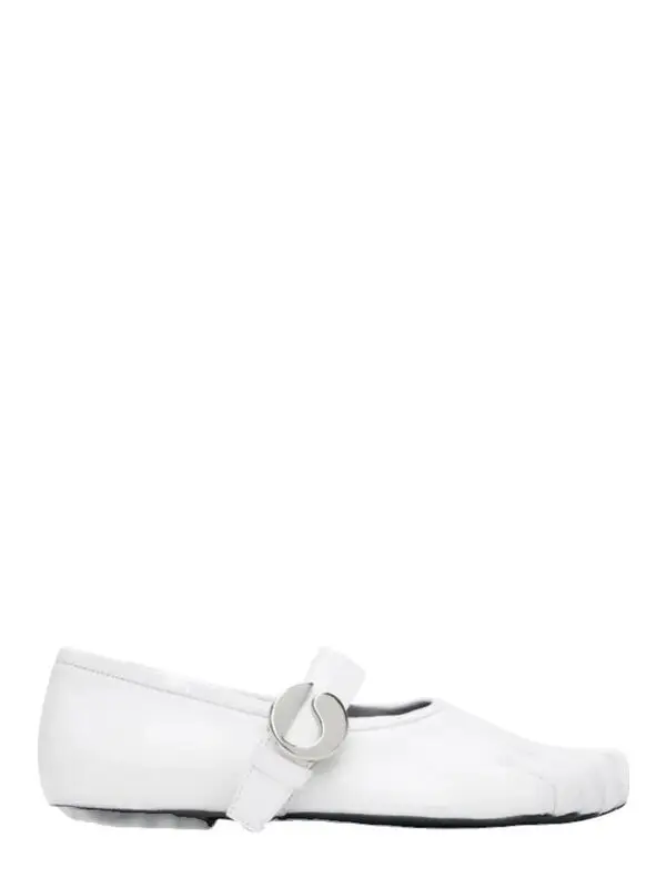 Coperni Five-toe Ballerina Belt Flats - White