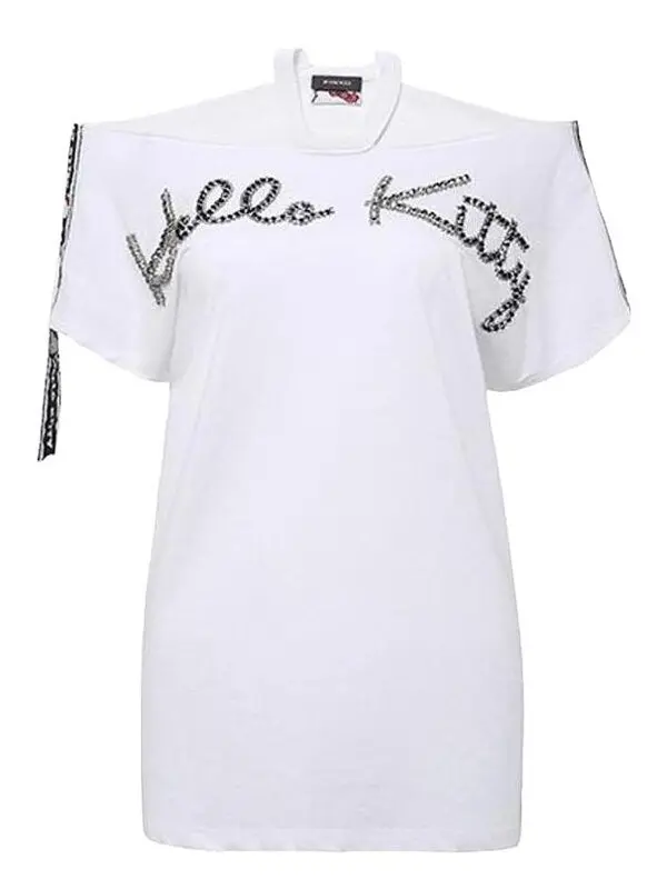 Pinko X Hello Kitty Shoulder T-shirt - White