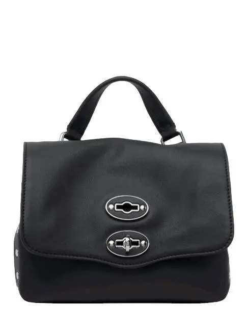 ZANELLATO Baby Postina Tote Bag With Stud Embellishments - Black