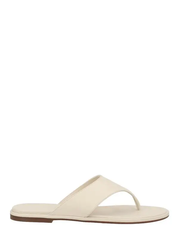 AeydĒ Amaya Flat Thong Sandals - Nude