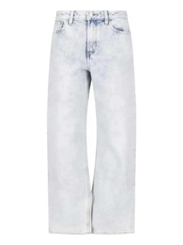 Calvin Klein Regular Wide-leg Jeans - White