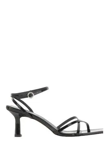 AeydĒ Criss-cross Strap Sandals - Black