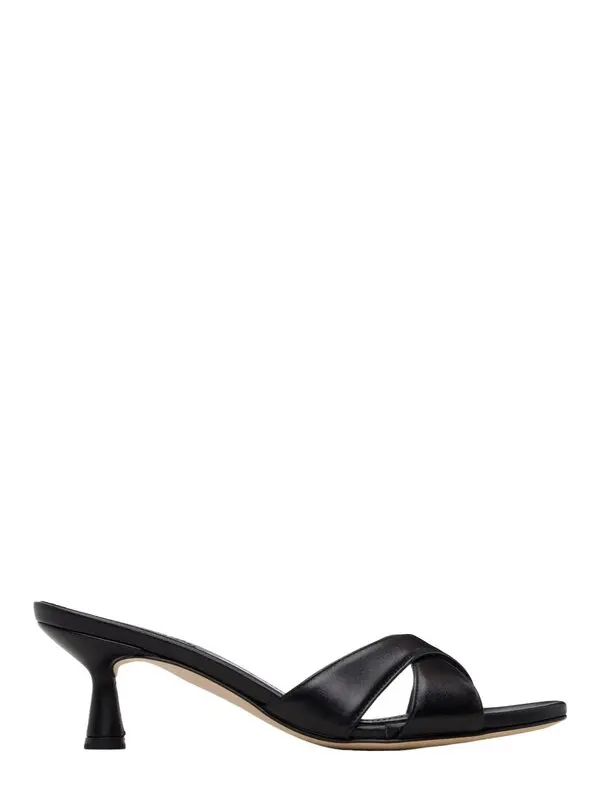 AeydĒ Vero Crossover Heeled Sandals - Black