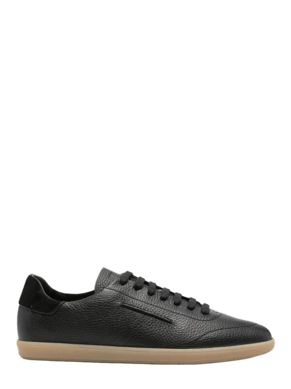 Zegna Lace-up Sneakers - Black