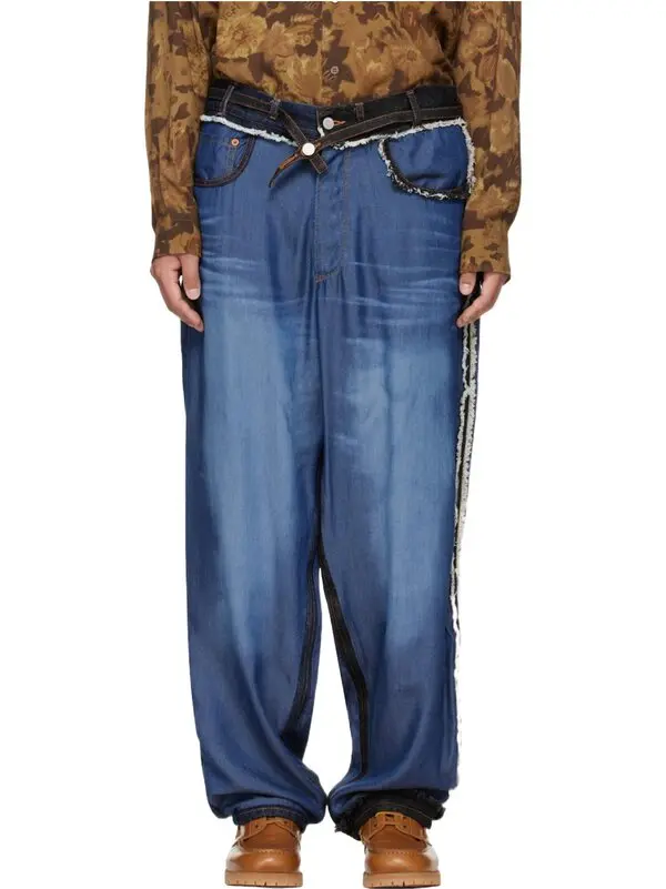 MAGLIANO Belt Loop Jeans - Blue