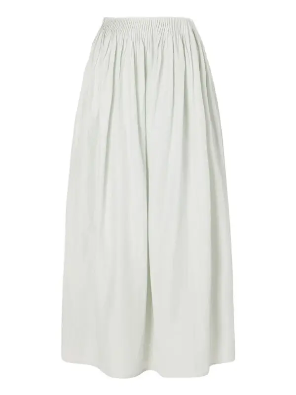 Loulou De Saison Naya Gathered Maxi Skirt - Green