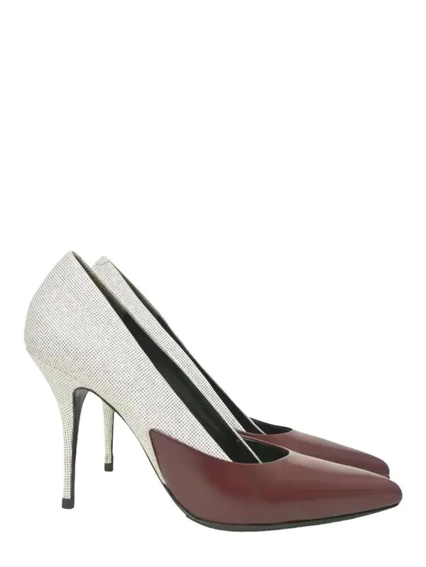 ALEXANDER WANG Two-tone Pointed-toe Pumps - Neutrals