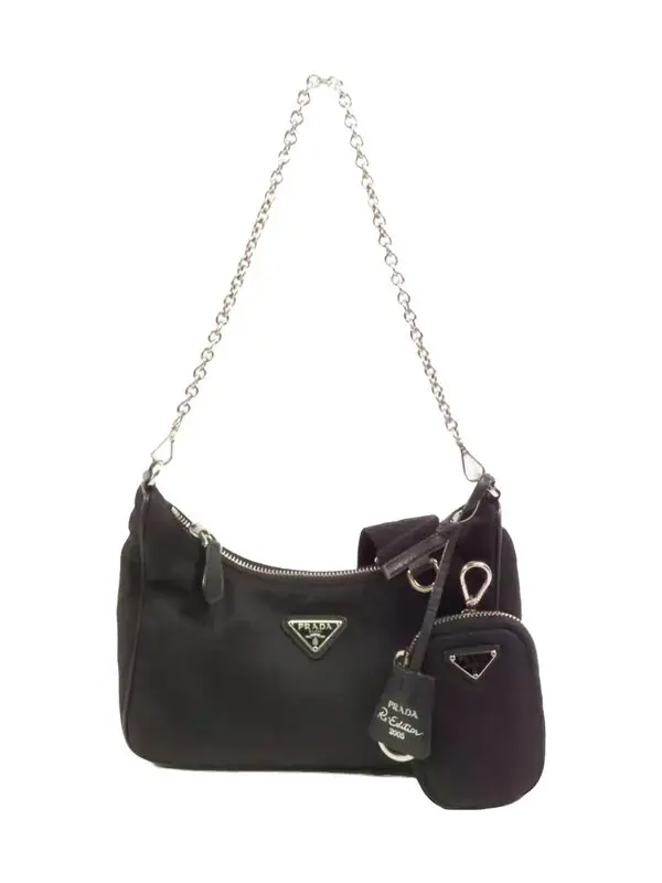 Prada Re-edition 2005 Shoulder Bag - Black