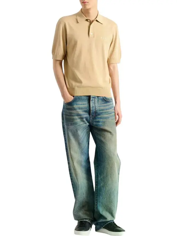 Balmain Embroidered Vintage Polo - Neutrals
