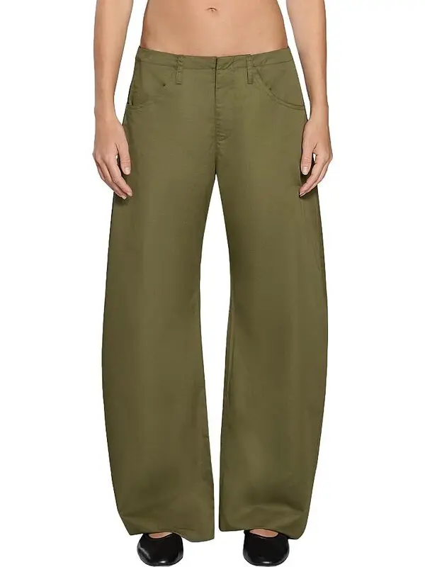 EB DENIM Isla Cinch Pants - Deep Olive