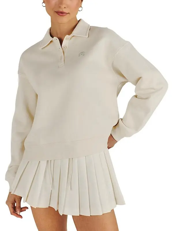 MALBON Teresa Sweatshirt - Cream