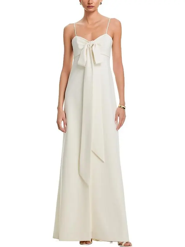 Cinq À Sept Bow Front Gown - Ivory