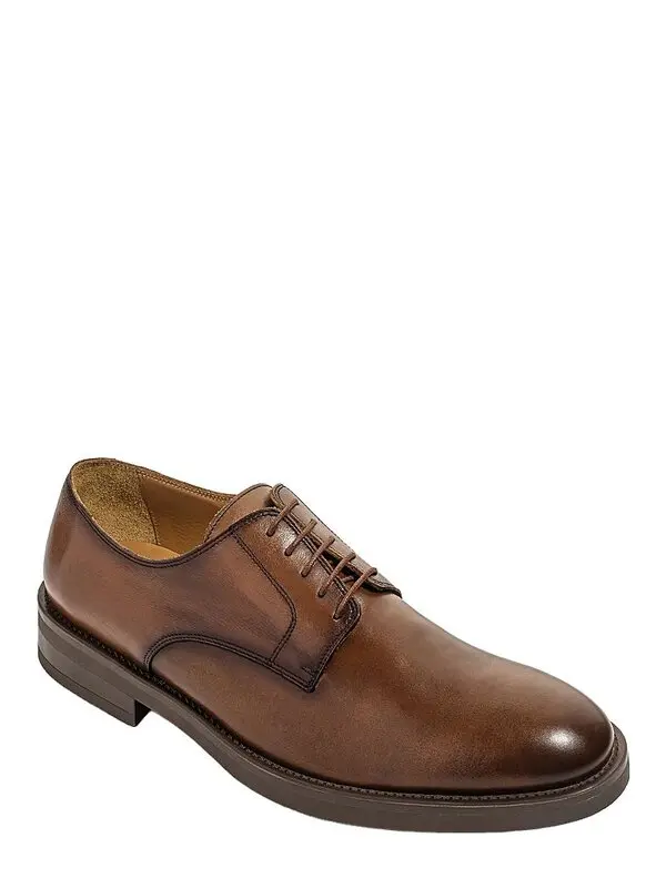 To Boot New York Dustin Plain Toe Lace-up Oxford Shoe - Cuoio