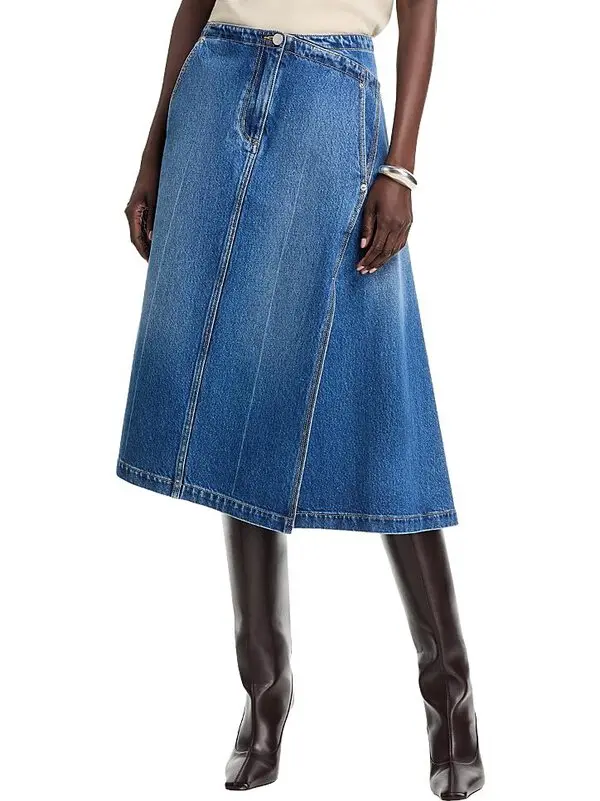 3.1 Phillip Lim Asymmetrical Denim Skirt - Washed Medium