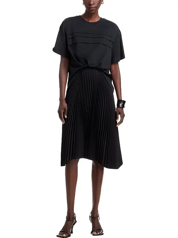 3.1 Phillip Lim T-shirt Combo Dress - Black