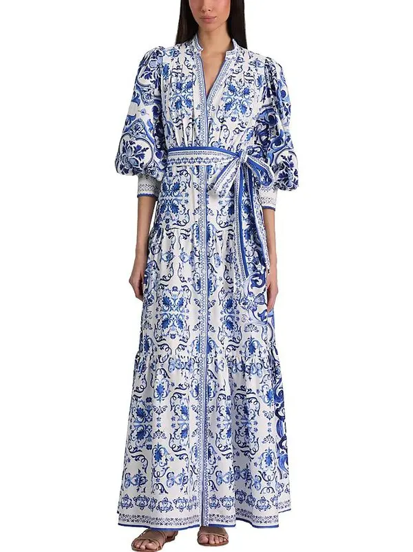 Alice + Olivia Cora Tiered Maxi Dress - Solstice