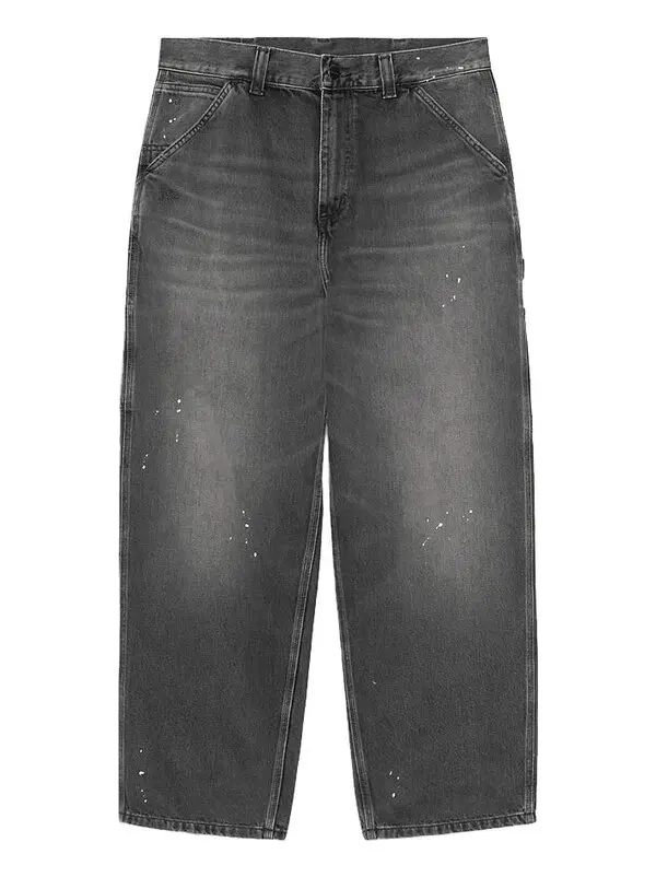 Carhartt Work In Progress Og Single Knee Jeans - Black (destroy Wash)