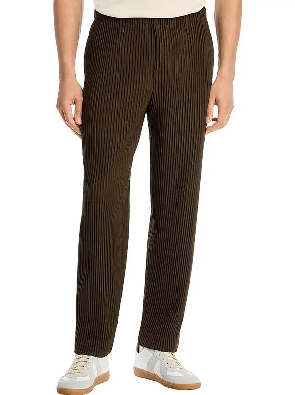 Issey Miyake Homme Plissé Tailored Pleats 3 Pants - Genova Metal Ocher