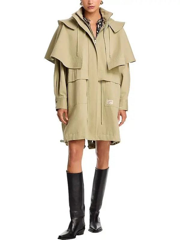 Sea Odessa Cape Coat - Taupe