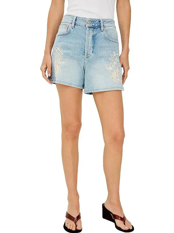 Rails Embroidered Shorts - Lelani Embroidered