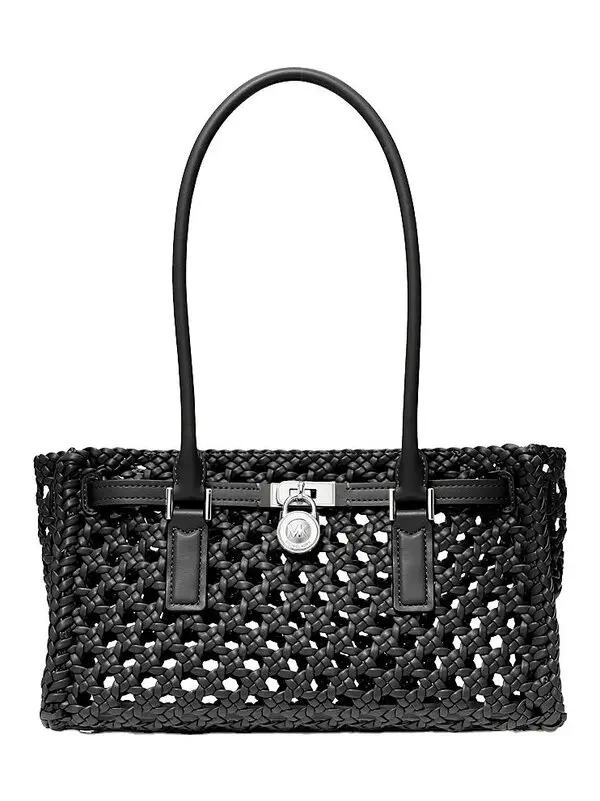 Michael Kors Lattice Shoulder Bag - Black