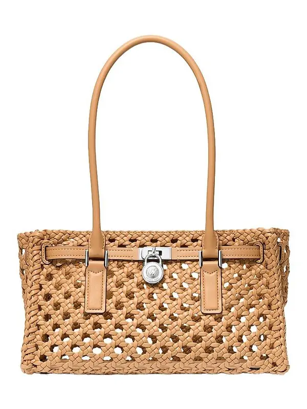 Michael Kors Lattice Shoulder Bag - Peanut