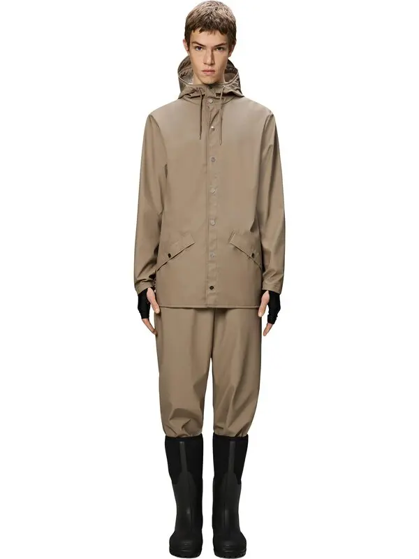 Rains Waterproof Pu Jacket - Beige