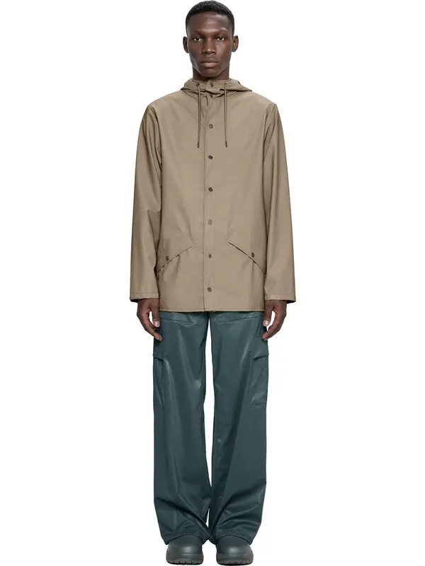 Rains Waterproof Pu Jacket - Beige