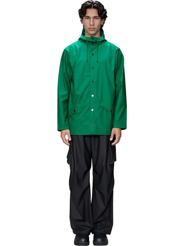 Rains Waterproof Pu Jacket - Green