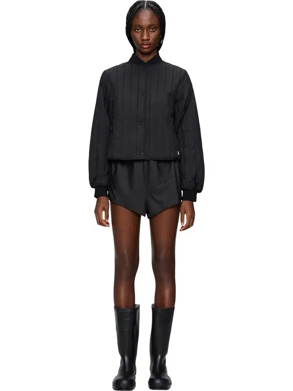 Rains Banja Liner Bomber W Jacket - Black