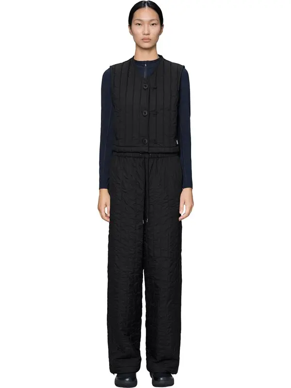 Rains Quilted Liner Vest - Black