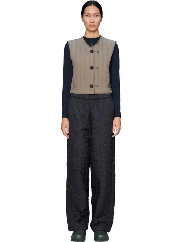 Rains Quilted Liner Vest - Cinder