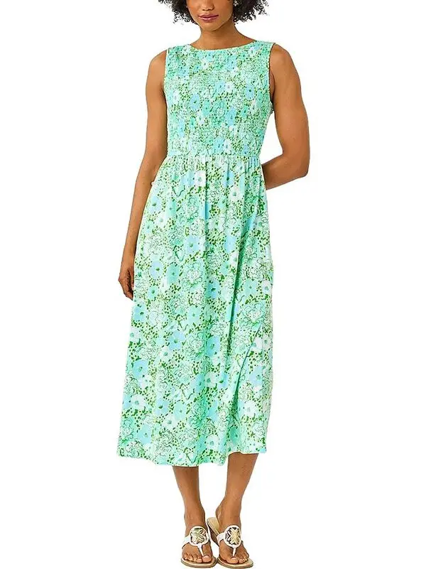 Lilly Pulitzer® Finnley Midi Dress - Mint Condition Burst Of Joy