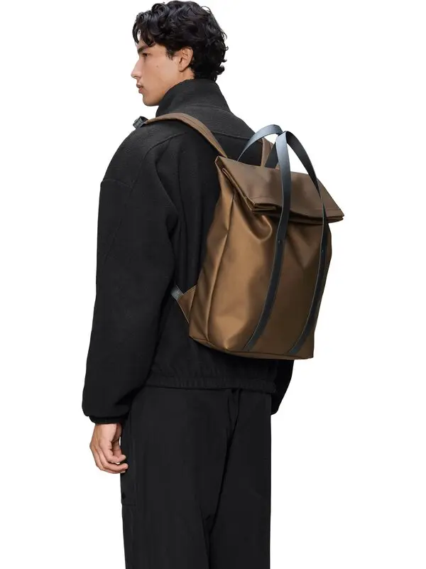 Rains 2 Way Tote Backpack - Comet Brown
