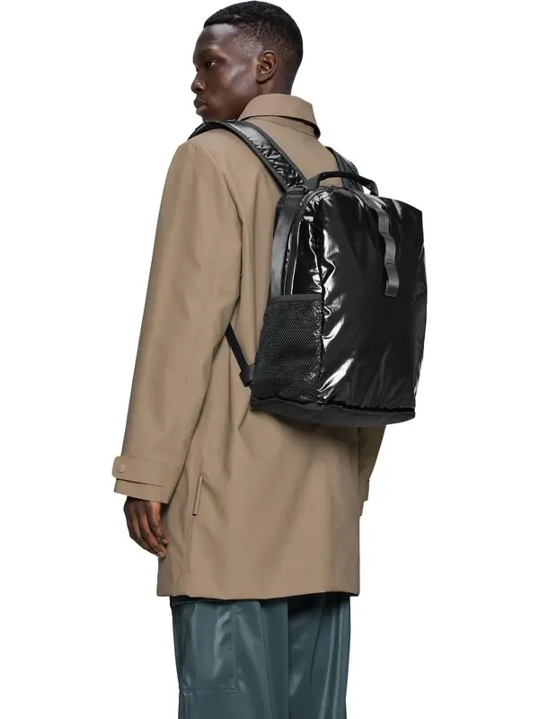 Rains Sibu Clip Front Backpack - Black