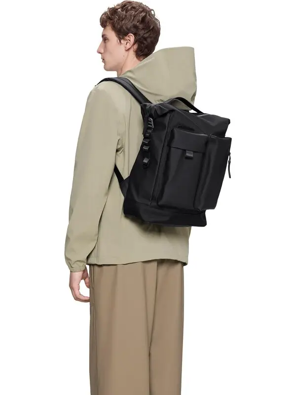 Rains Otaru Waterproof Backpack - Black