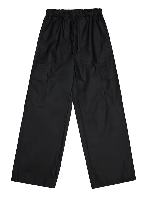 Rains Wide Fit Cargo Rain Pants - Black