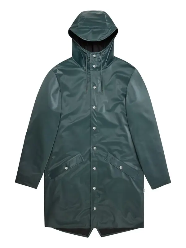 Rains Long Jacket Waterproof Rainwear - Green