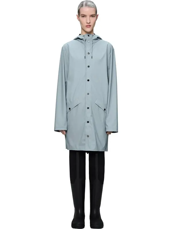 Rains Long Jacket Waterproof Rainwear - Pool