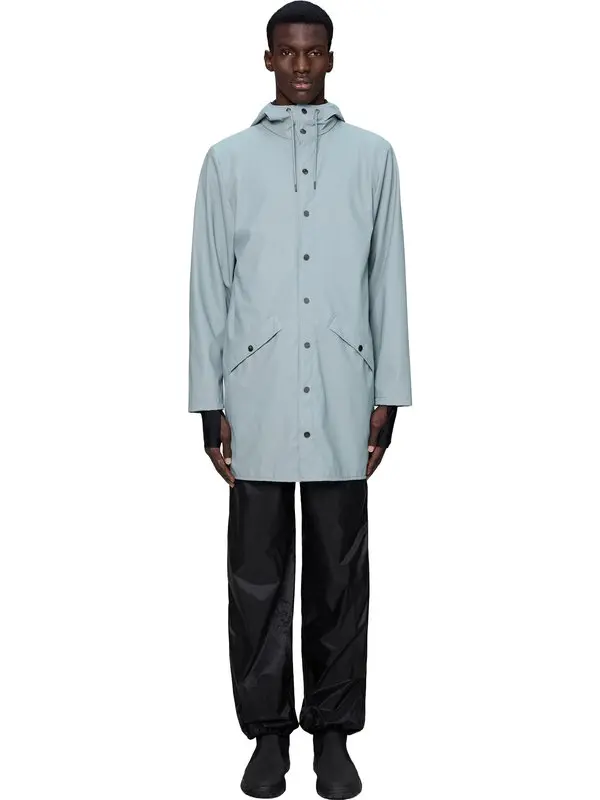 Rains Long Jacket - Pool