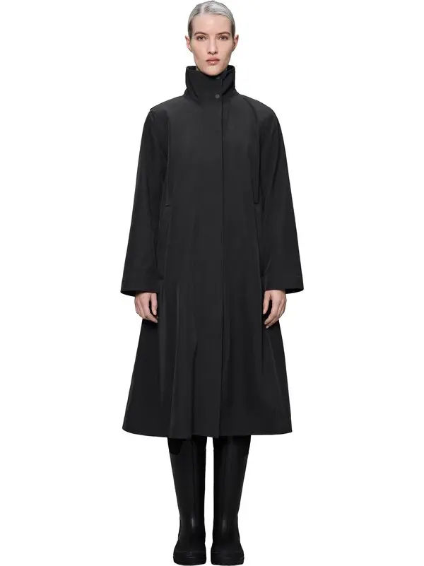 Rains Suva Softshell A-line W Jacket - Black
