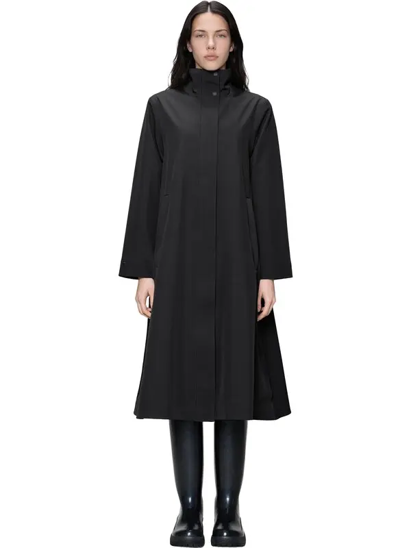 Rains Suva Softshell A-line W Jacket - Black